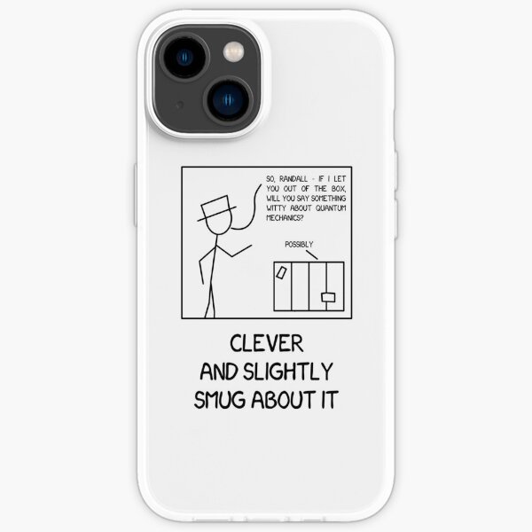 "Xkcd: Clever and slightly smug about it" iPhone Case for Sale by ...