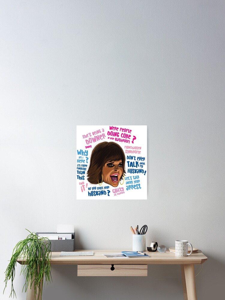 "RH Lisa Rinna Quotes" Poster for Sale by mkarap | Redbubble