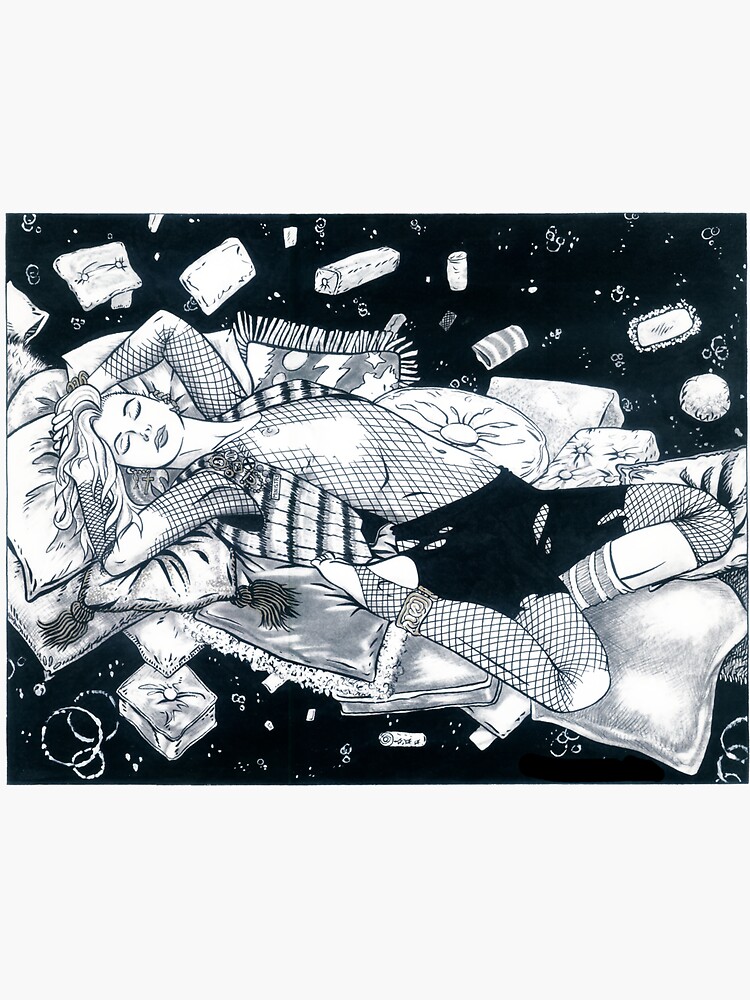 "Delirium" Sticker for Sale by Arthur Wendler | Redbubble