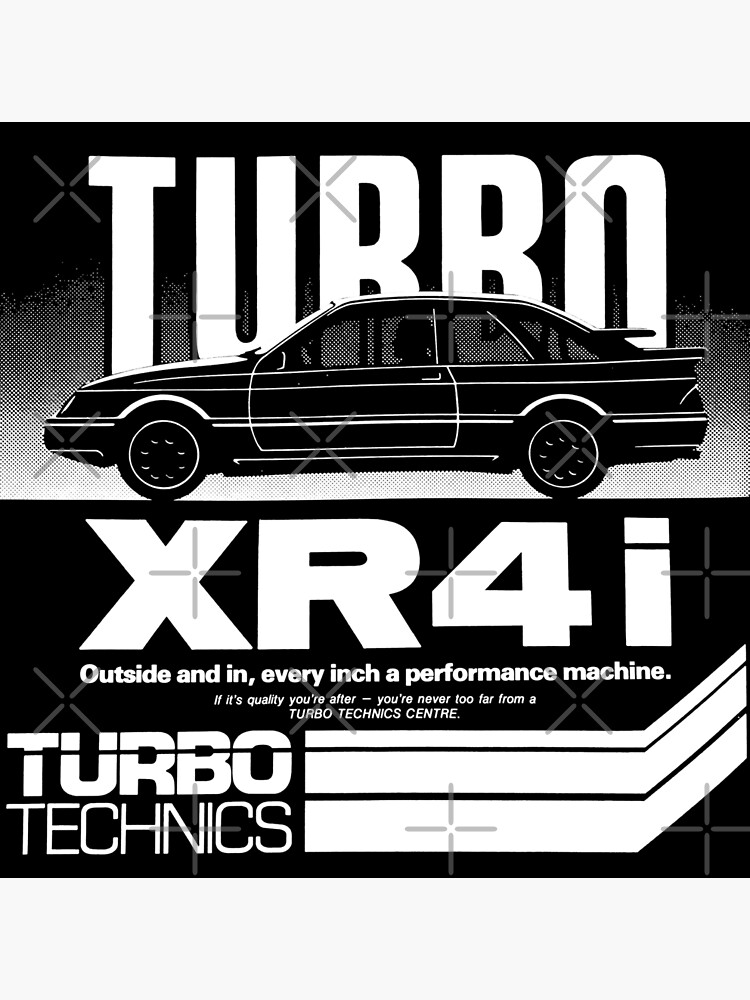 "FORD SIERRA XR4i" Canvas Print by ThrowbackMotors | Redbubble