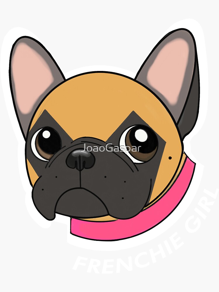"Ze FRENCHIE GIRL" Sticker for Sale by JoaoGaspar | Redbubble
