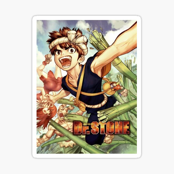 "Dr Stone" Sticker for Sale by HHDripp | Redbubble