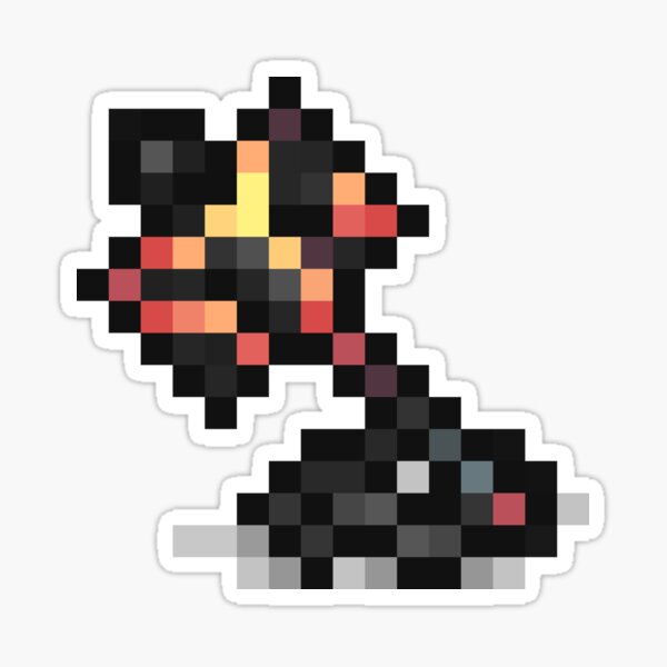"Pixel Volcanic Mace" Sticker by BenHenry | Redbubble