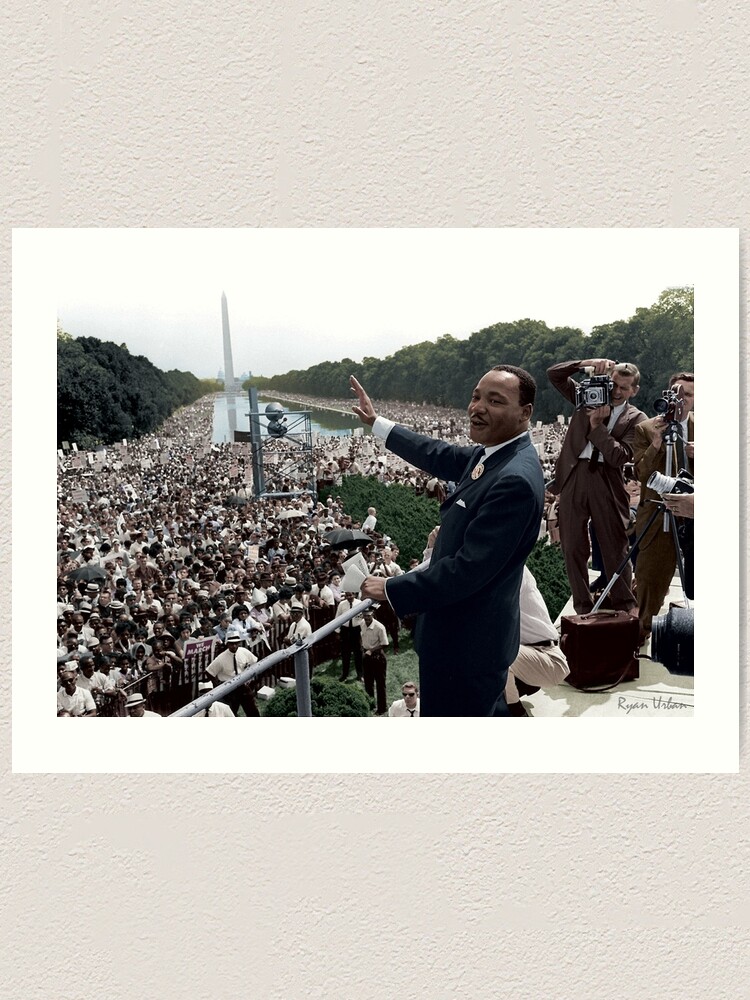 "MLK's March On Washington, August 27, 1963" Art Print by ryanurban ...