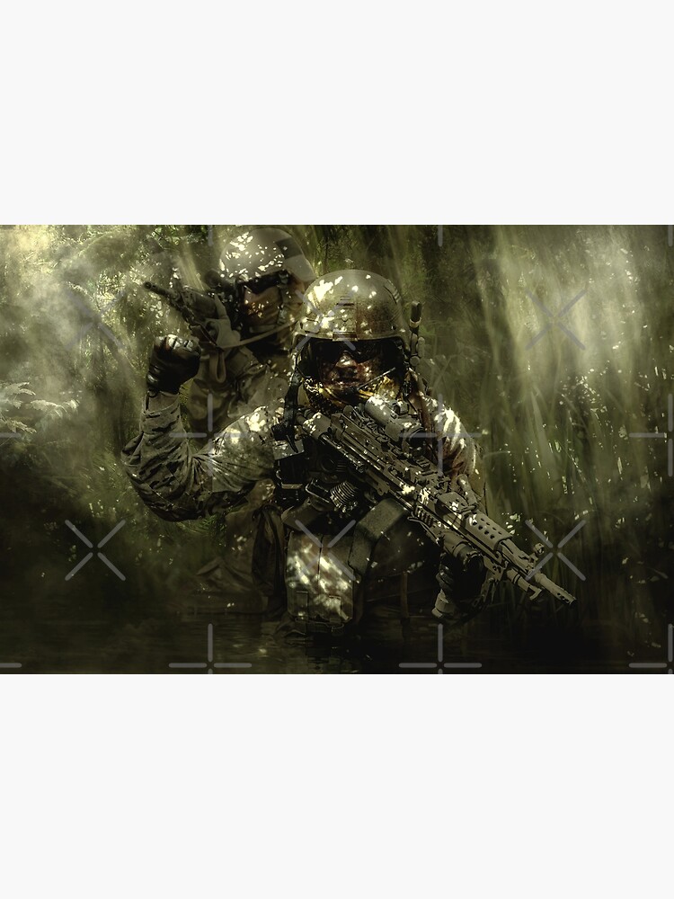 "Special Force Soldier Police Spec Ops Poster" Art Print by proeinstein ...