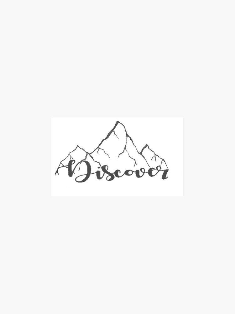 "Discover " Sticker by madelineslens | Redbubble