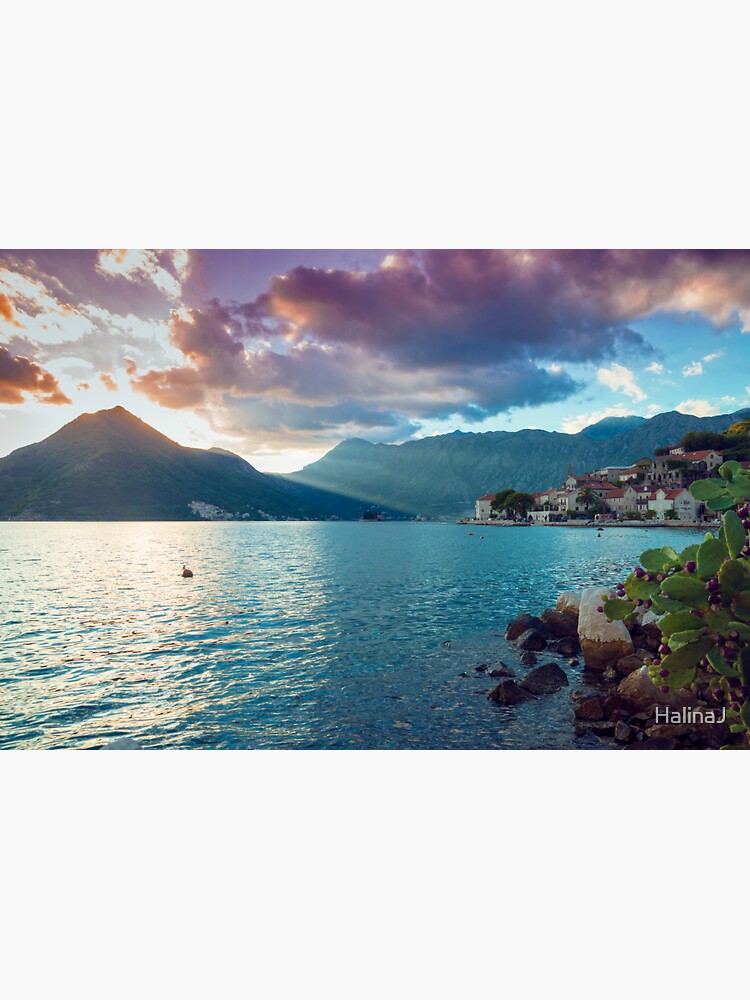 "Perast" Sticker for Sale by HalinaJ | Redbubble