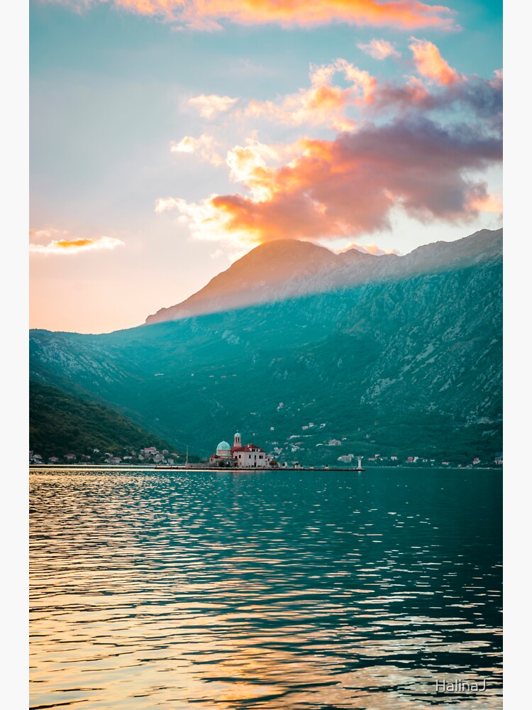 "Perast" Sticker for Sale by HalinaJ | Redbubble
