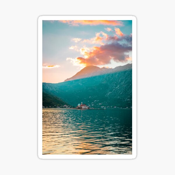"Perast" Sticker for Sale by HalinaJ | Redbubble