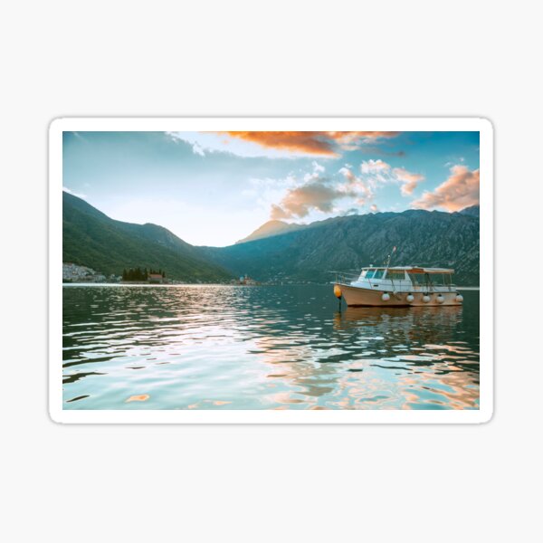 "Perast" Sticker by HalinaJ | Redbubble