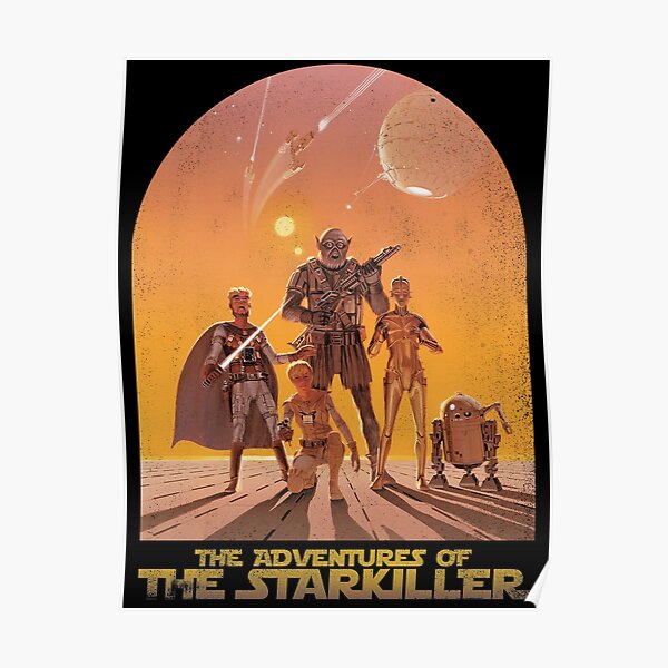 "The Adventures of the Starkiller" Poster for Sale by CreativeSpero ...