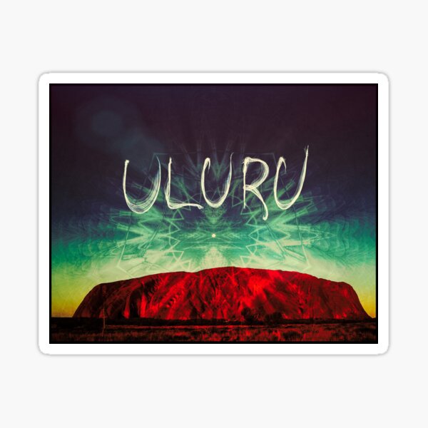 "ULURU" Sticker for Sale by McClure | Redbubble