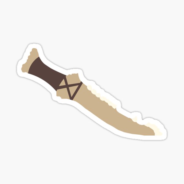 "First Blade" Sticker for Sale by AzraelAbbadon | Redbubble
