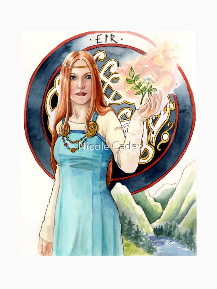 "Eir - Viking healing goddess" T-shirt for Sale by NicoleCadet13 ...