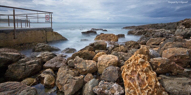"Black Head Ocean Baths 0003" by kevin Chippindall | Redbubble