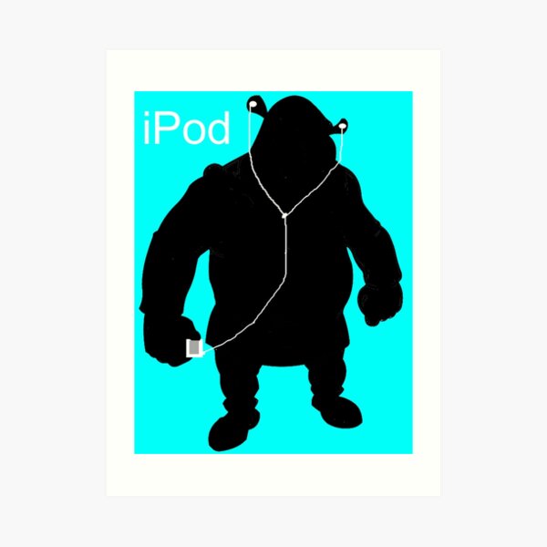 "ShrekPod" Art Print by DJRobbyRob0425 | Redbubble