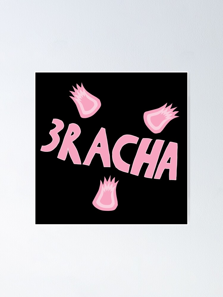 "3Racha Pink" Poster for Sale by bellmakesart | Redbubble