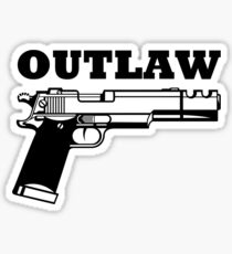 Outlaw Stickers | Redbubble