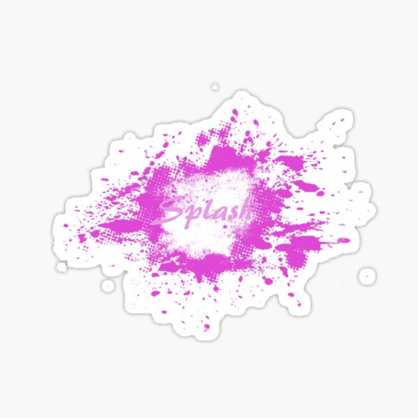 "Splash stylish splash of color" Sticker for Sale by RinaRamina | Redbubble