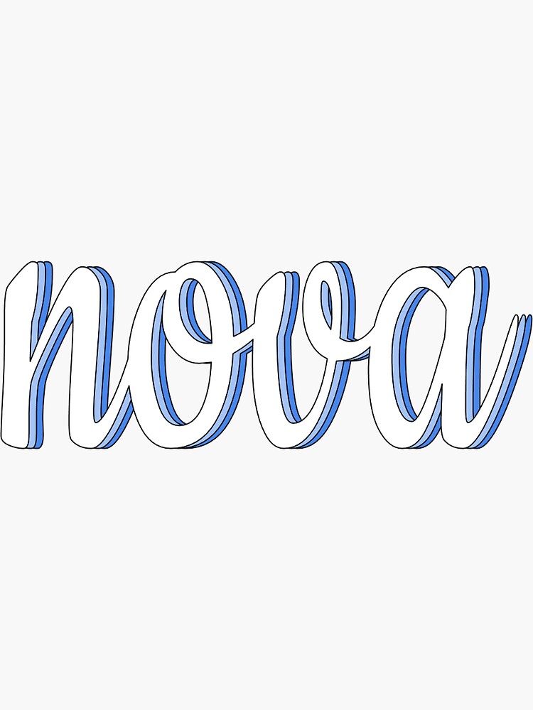 "Nova Nation" Sticker for Sale by stickerfanatic | Redbubble