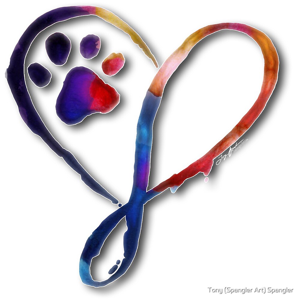 "Infinity Paw" by Tony Spangler | Redbubble