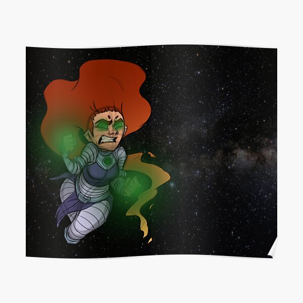 "Starfire" Poster by emilysteckly | Redbubble