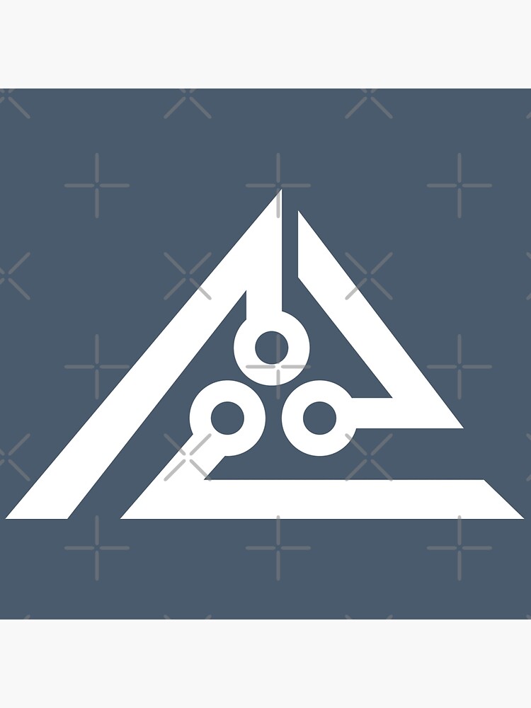 Geth Symbol Mass Effect White Art Print By Randy8560 Redbubble