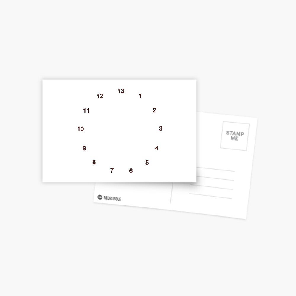 "13 hour clock face" Clock for Sale by David Taylor | Redbubble