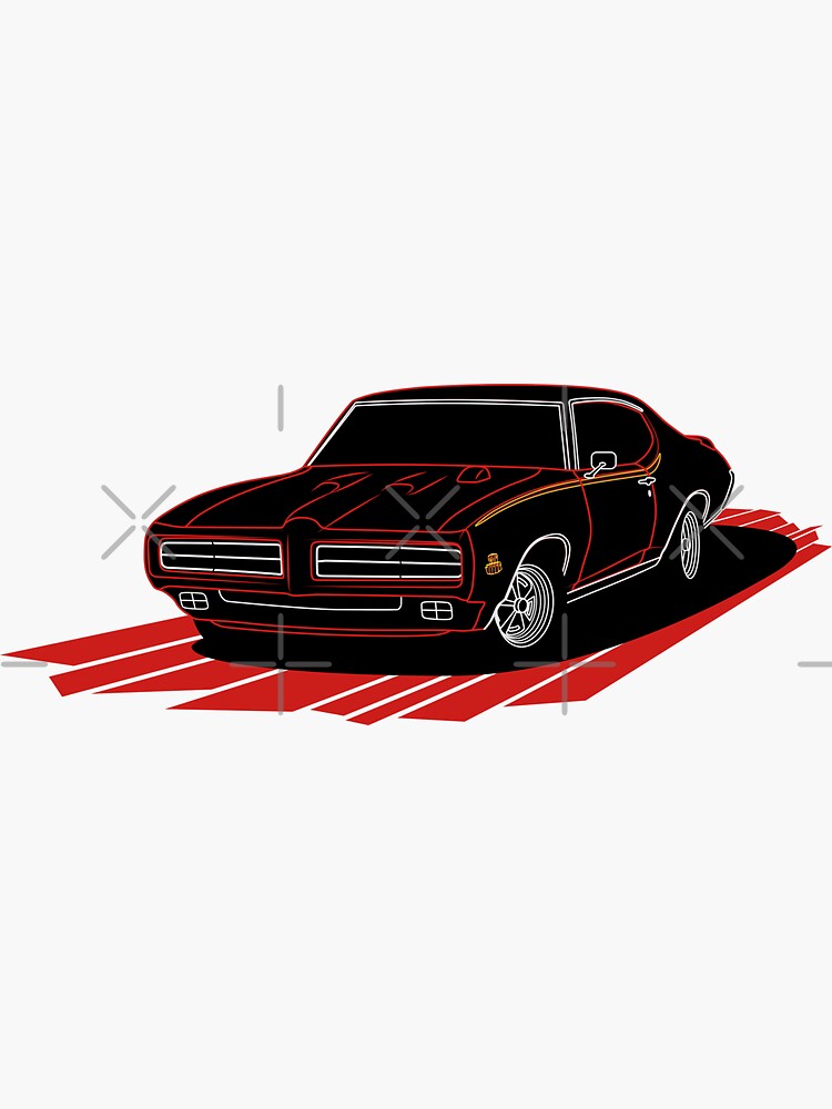 "The Judge" Sticker by AutomotiveArt | Redbubble
