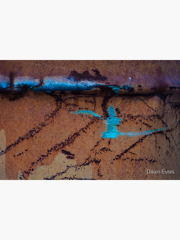 "burn barrel blue rust" Sticker for Sale by dawnestes | Redbubble