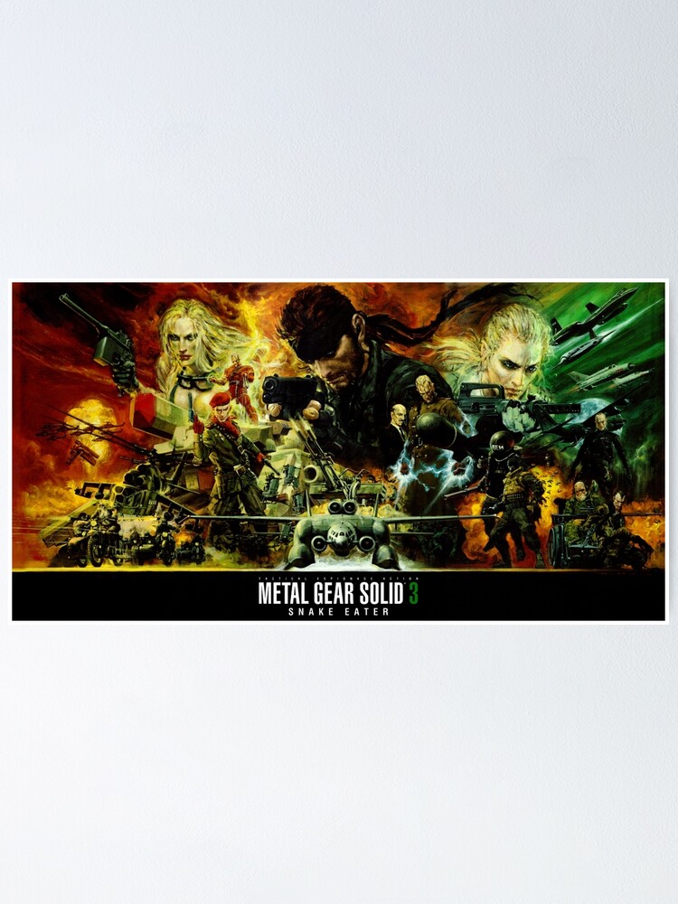 "Metal Gear Solid 3 - Movie Style Poster" Poster for Sale by akool ...