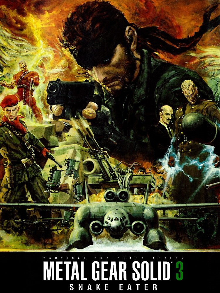 "Metal Gear Solid 3 - Movie Style Poster" Drawstring Bag for Sale by ...