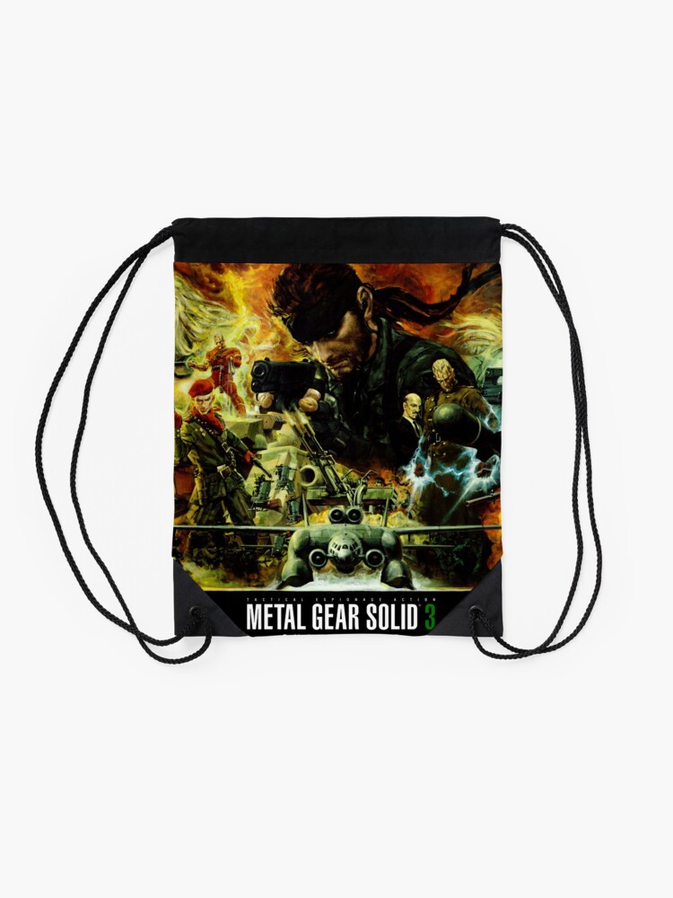 "Metal Gear Solid 3 - Movie Style Poster" Drawstring Bag for Sale by ...