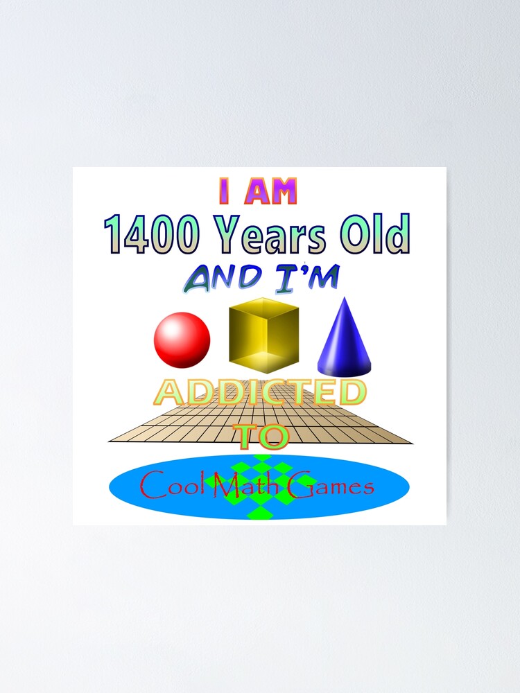 "cool math games" Poster for Sale by draweththeraven | Redbubble