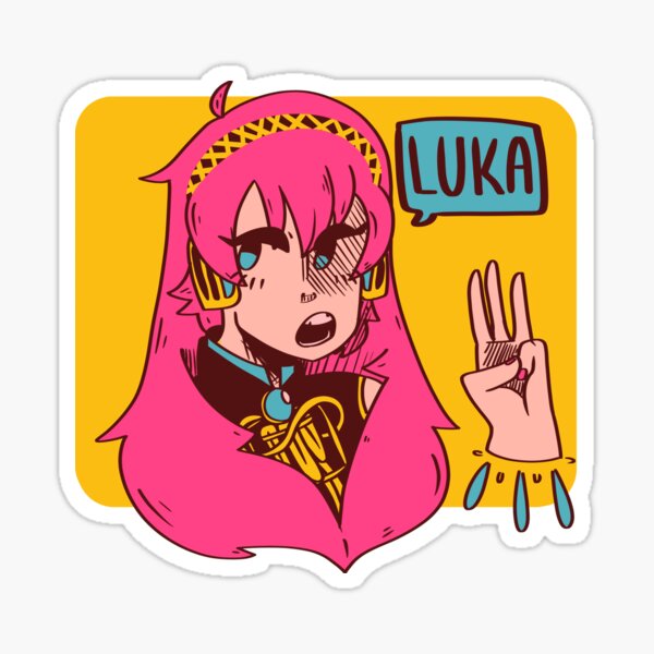 "lukachan" Sticker by lukaseatsrocks | Redbubble