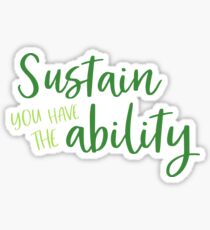 Sustainability Stickers | Redbubble
