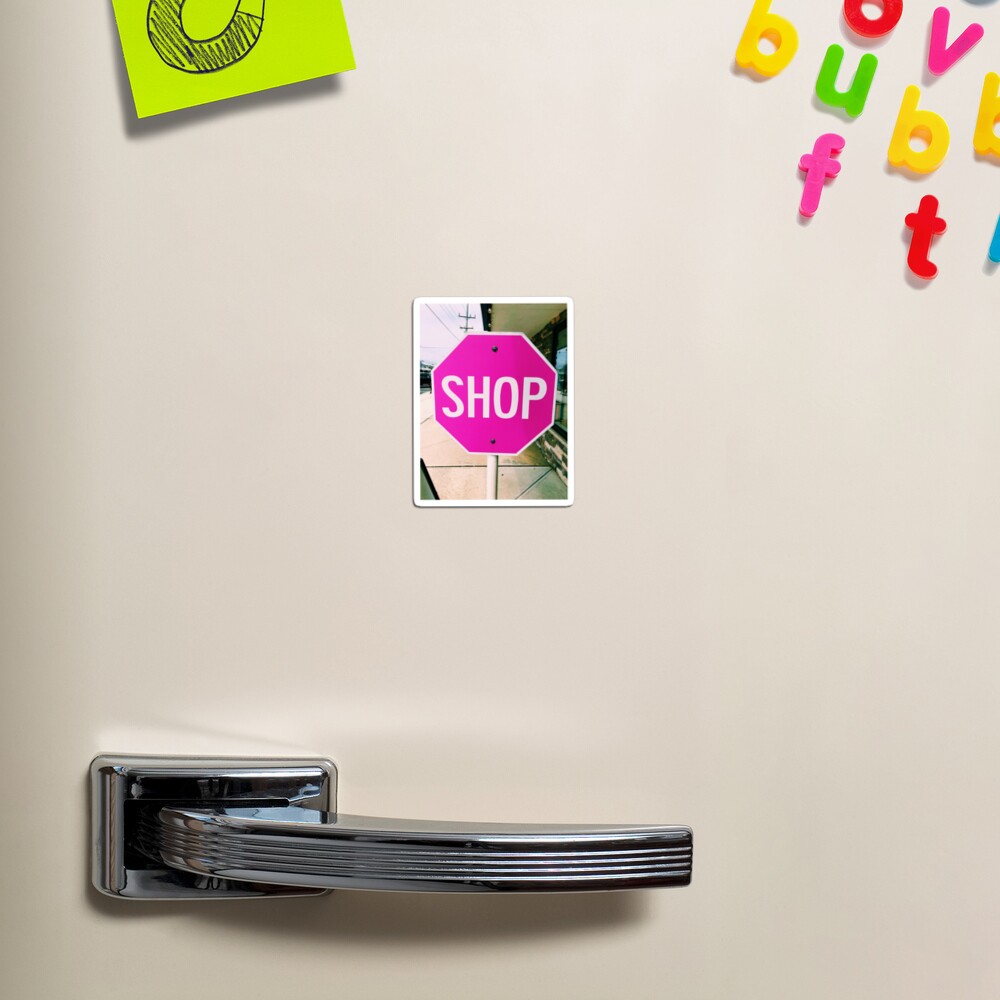 "Shop Sign" Sticker for Sale by hawtmood | Redbubble