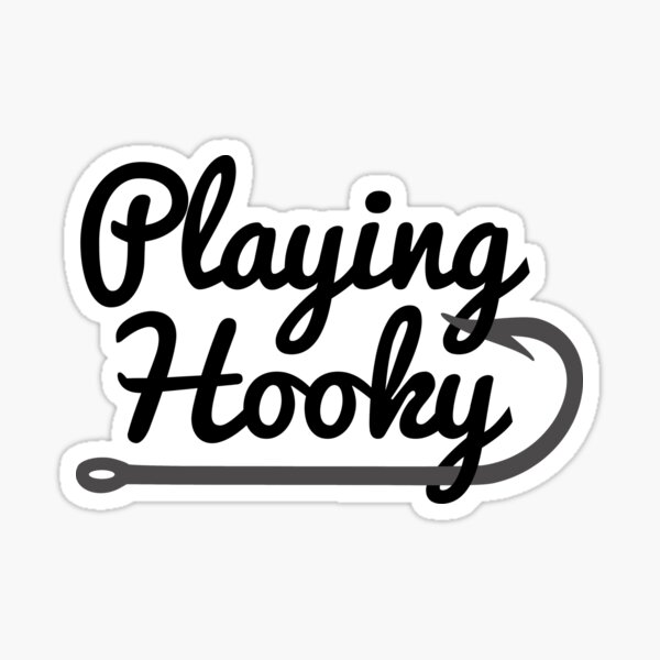 "Playing Hooky" Sticker for Sale by HighBrowDesigns | Redbubble