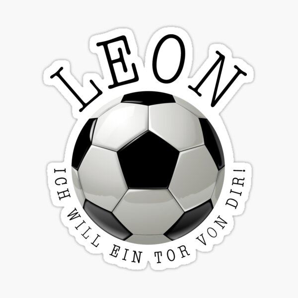 "LEON" Sticker by SoccerGermany | Redbubble
