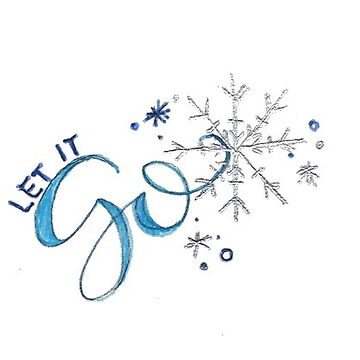 "Let it go~" Sticker for Sale by madison-cheung | Redbubble