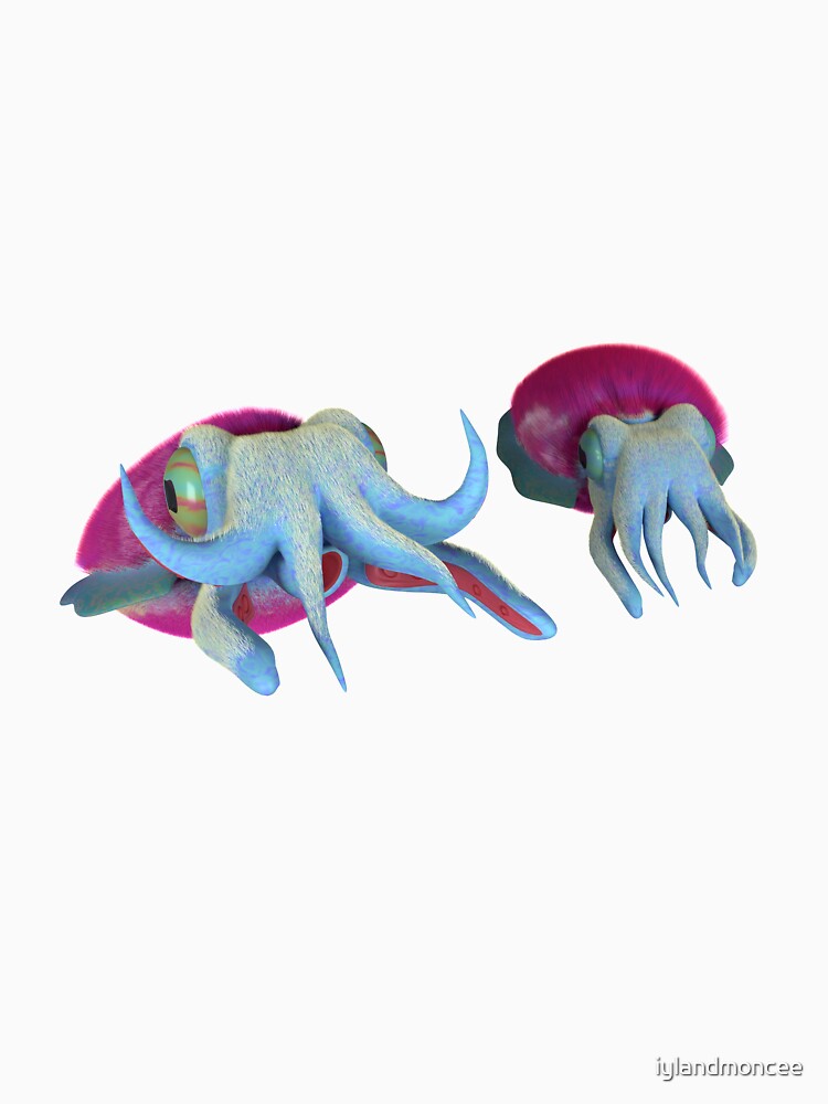 "Cuddlefish 01" T-shirt for Sale by iylandmoncee | Redbubble | sea ...