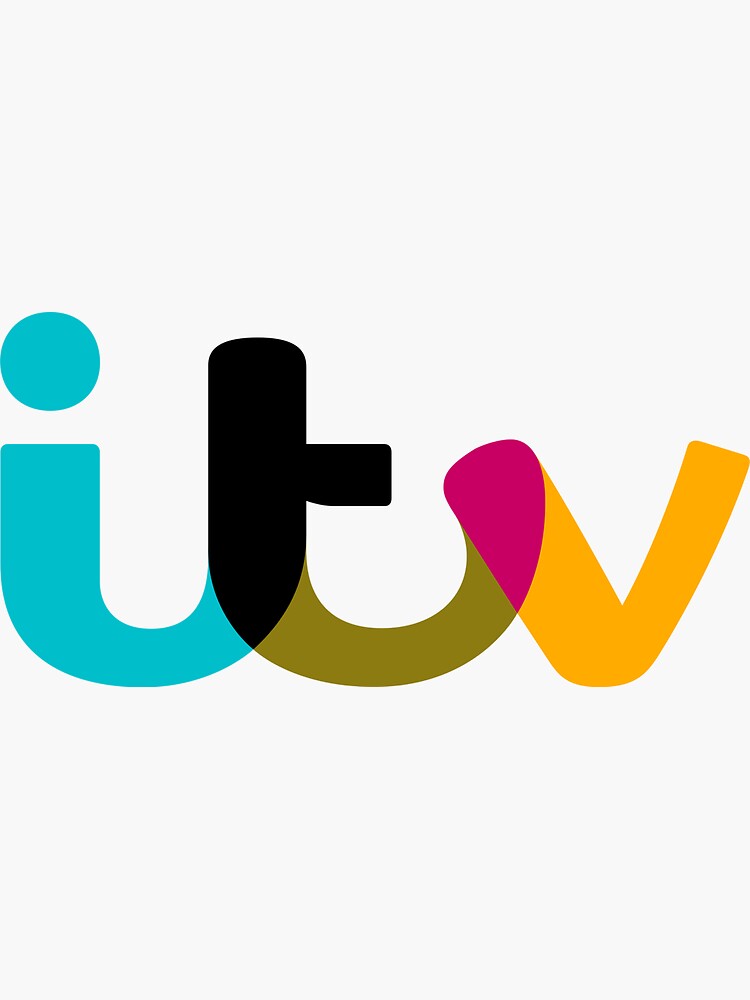 "ITV" Sticker by leo-1989 | Redbubble