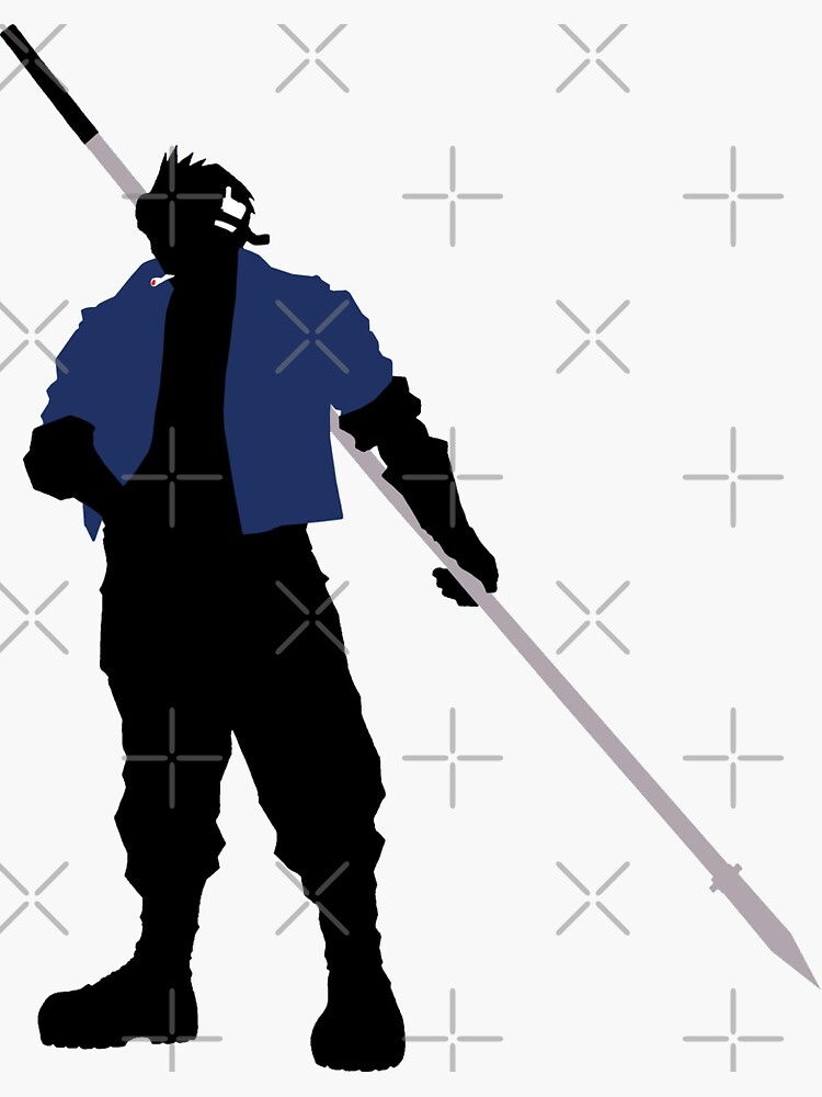 "Final Fantasy VII - Cid" Sticker for Sale by SlickStretch | Redbubble