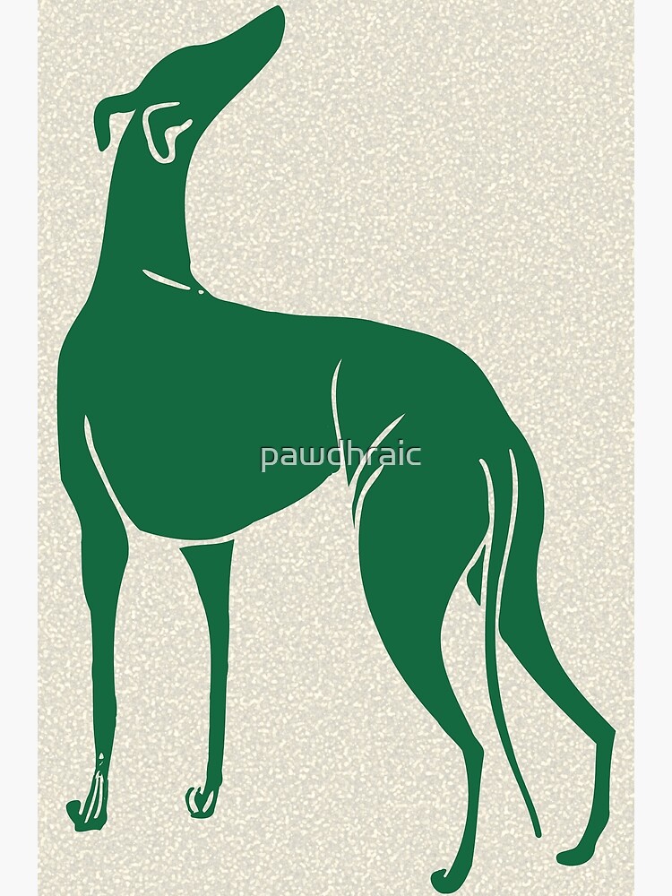 "Greyhound Look Stencil" Canvas Print for Sale by pawdhraic | Redbubble