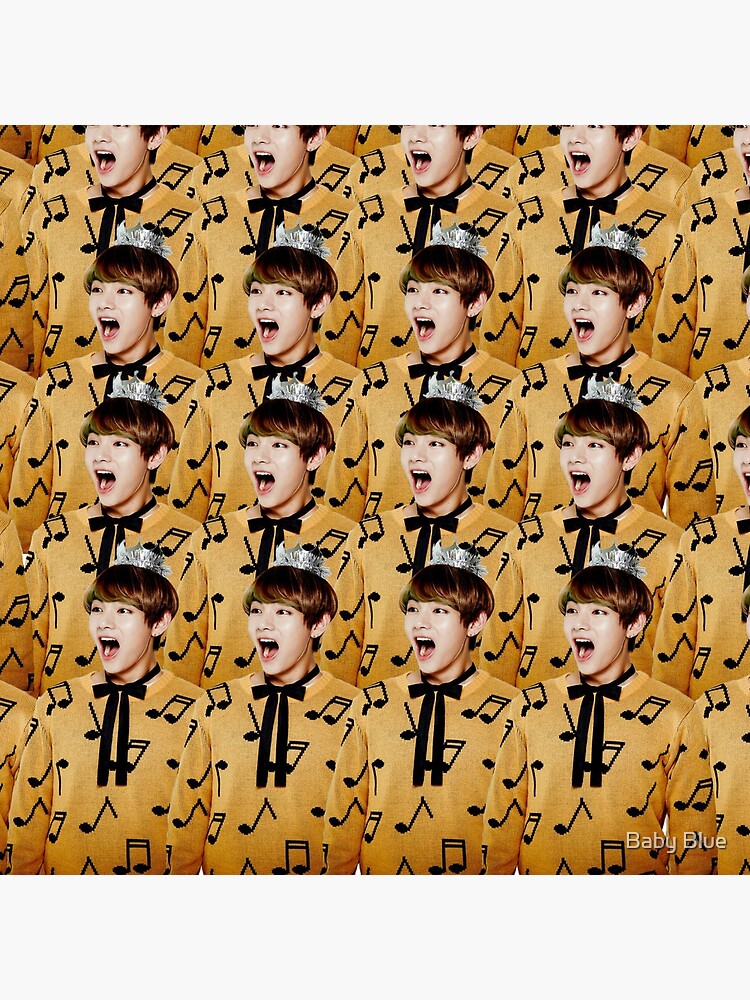"BTS- Taehyung excited" Art Print by spacecrisps | Redbubble