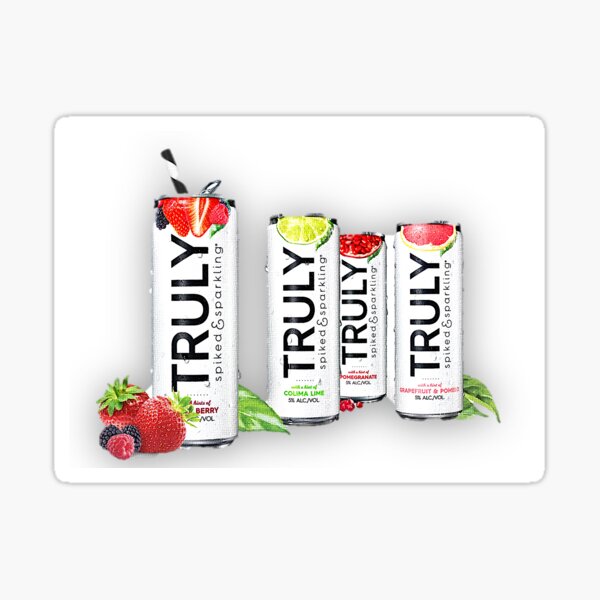 "Truly Seltzer" Sticker for Sale by saxdevyn | Redbubble
