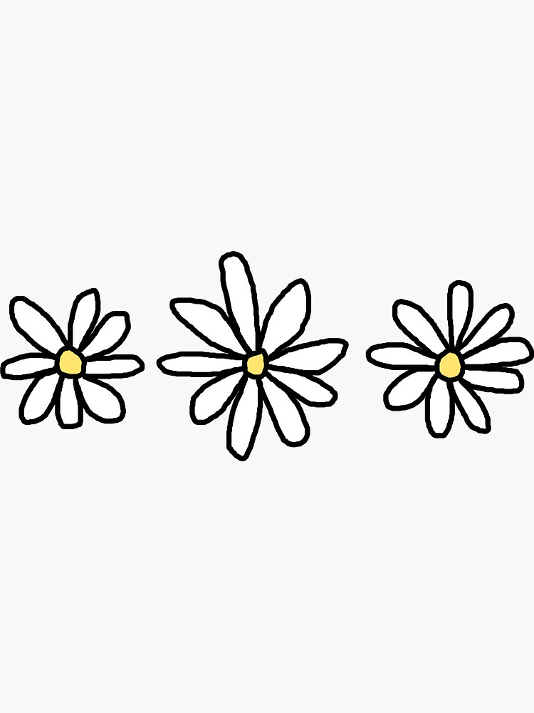 "Daisies" Sticker for Sale by amanda003 | Redbubble