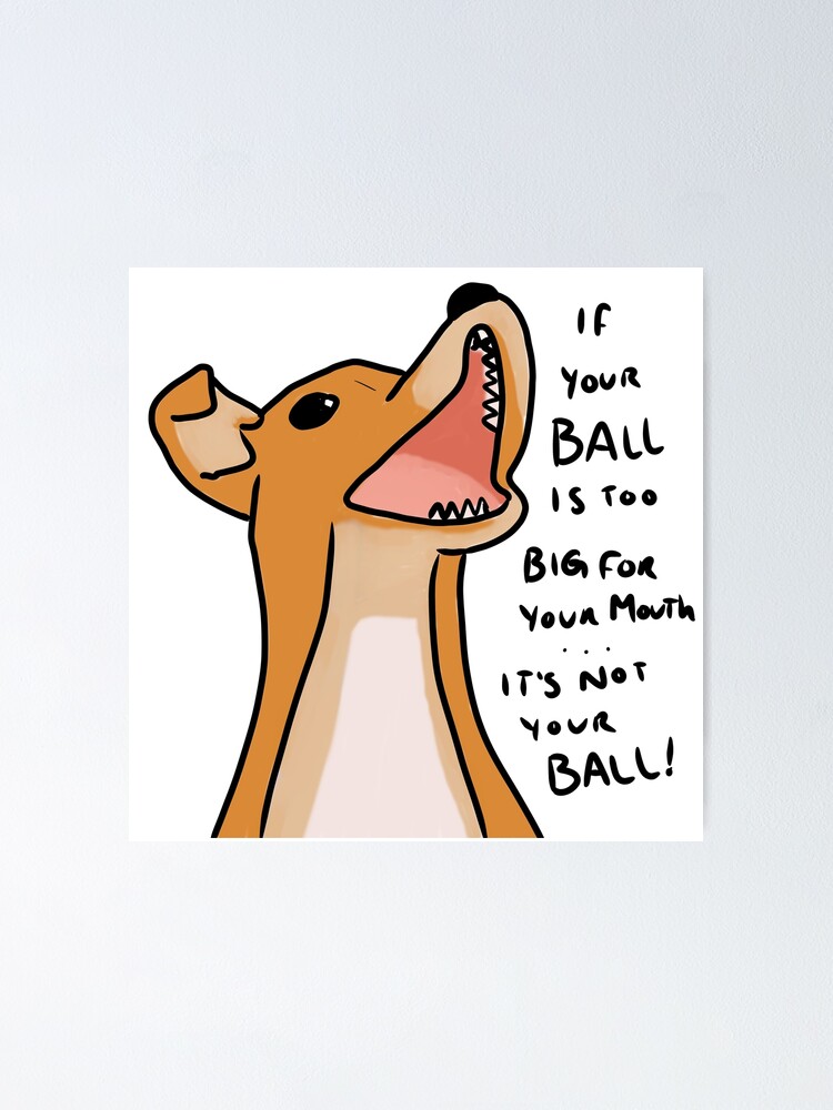 "The Dog of Wisdom" Poster for Sale by Emucatapults | Redbubble