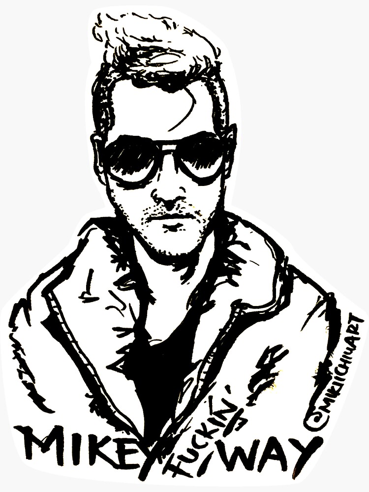 "#34 - Mikey F*ckin Way" Sticker for Sale by mikiichiuart | Redbubble