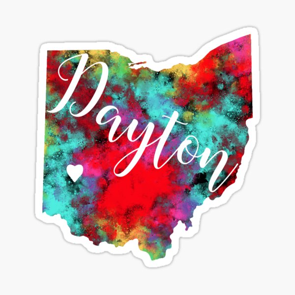 "Dayton" Sticker for Sale by kasdillard | Redbubble